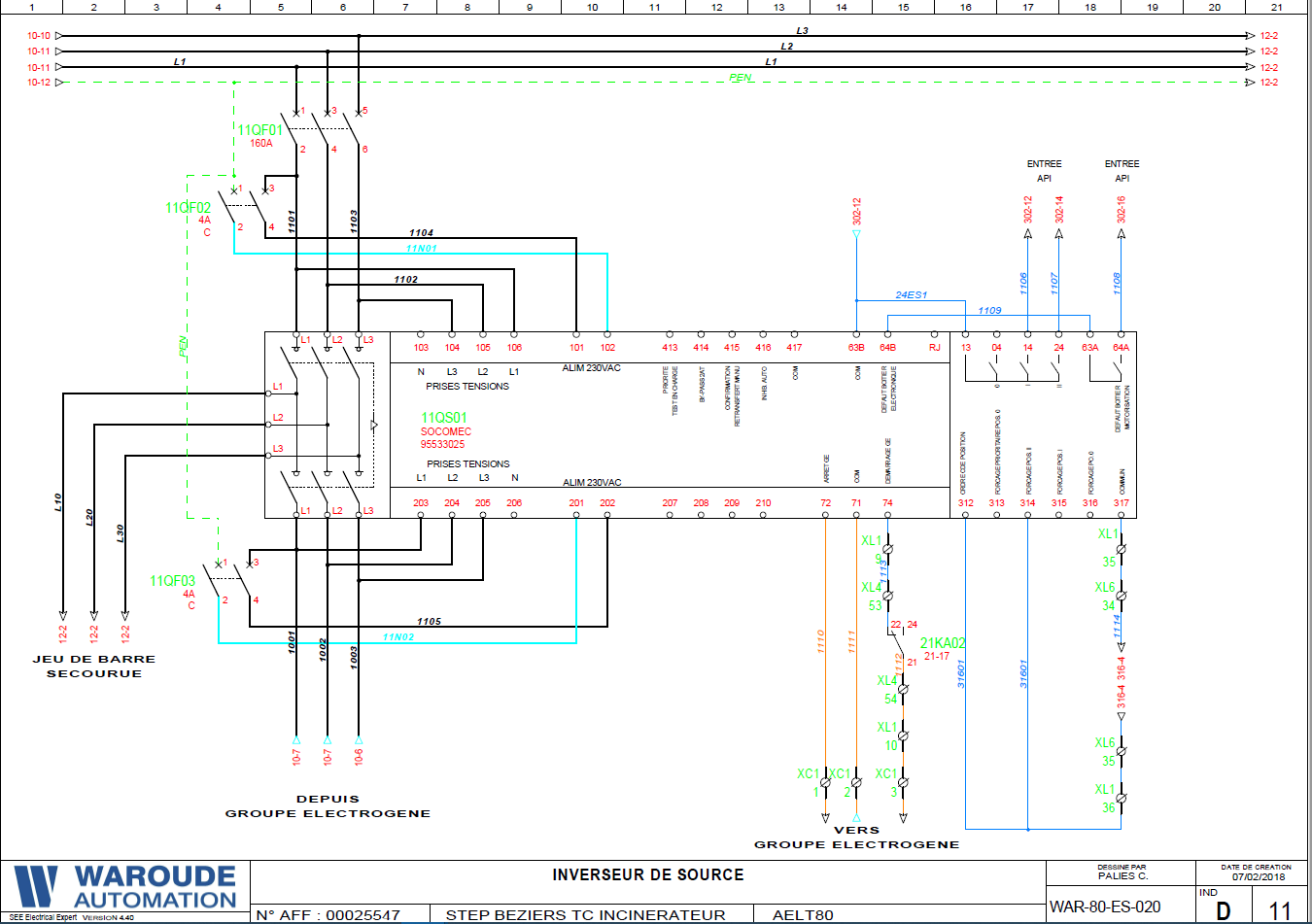 Schéma élec 1 - Waroude